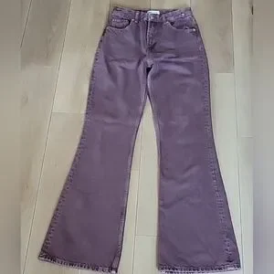 Zara | Jeans | Nwot Zara Purple Jeans Us 4 | Poshmark